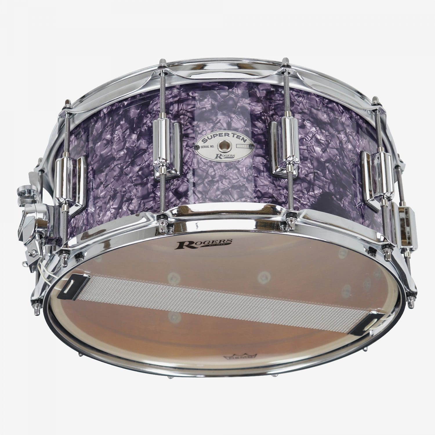 Rogers Drums Purple Diamond Pearl SuperTen Snare Drum | Big Bang ...