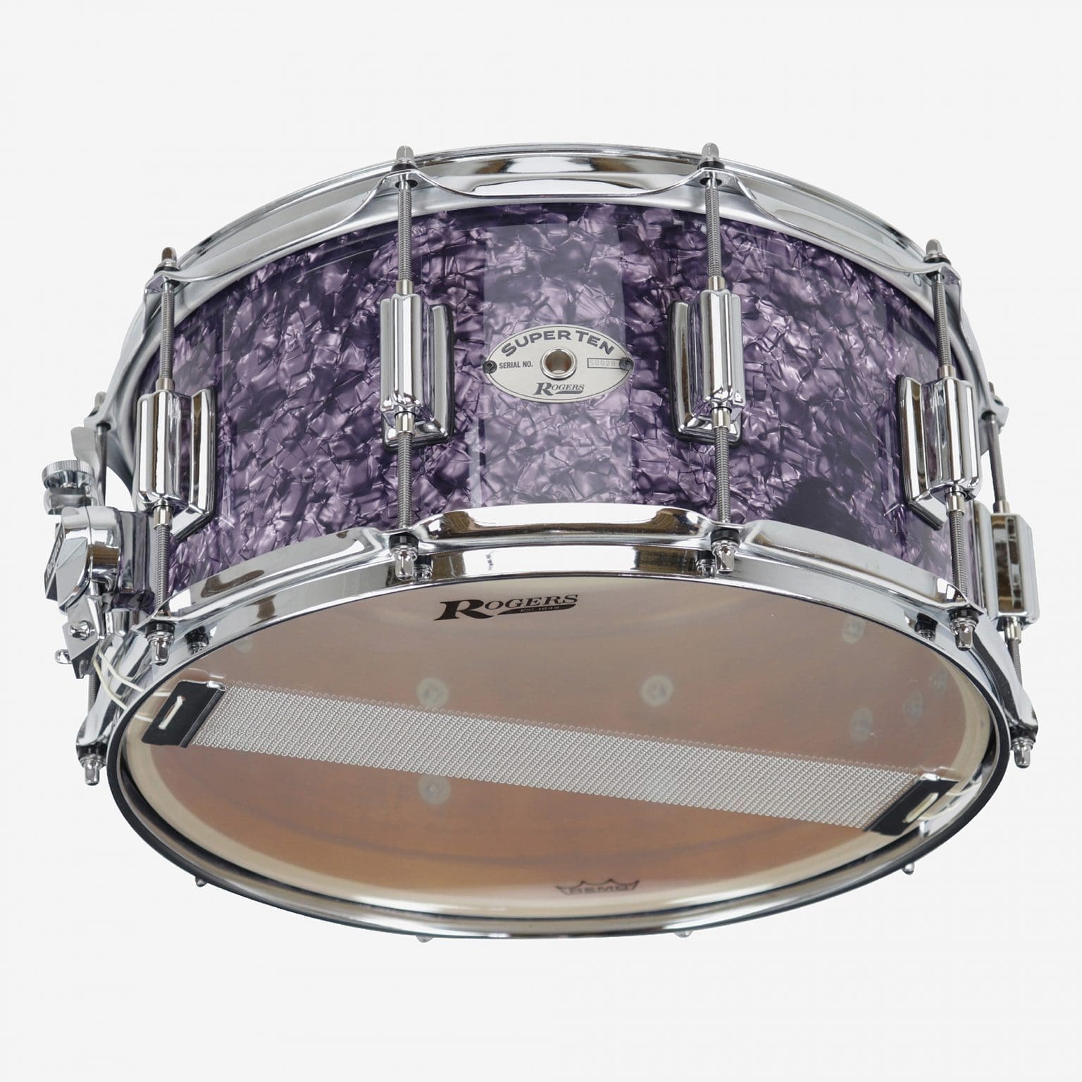Rogers Drums Purple Diamond Pearl SuperTen Snare Drum | Big Bang ...